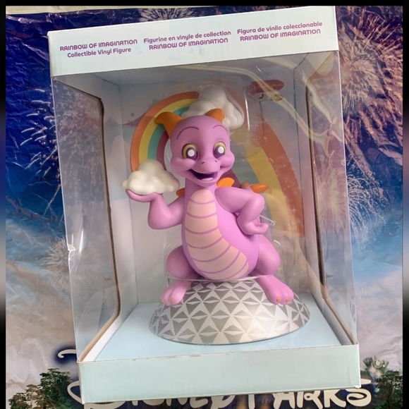 Disney | Art | Disney Parks Epcot Figment Rainbow Vinyl Figure ...